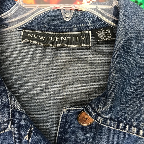 New Identity | Jackets & Coats | New Identity Cotton Blue Denim ...